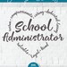 School Administrator Svg, School Admin Svg, Principal Assistant, Office ...