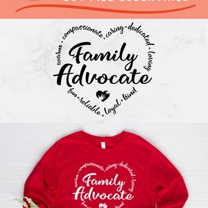 Family Advocate Svg Social Work Svg Victim Services Gift - Etsy