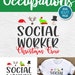 Christmas Social Worker Svg, Social Worker Christmas Crew Svg, Social ...