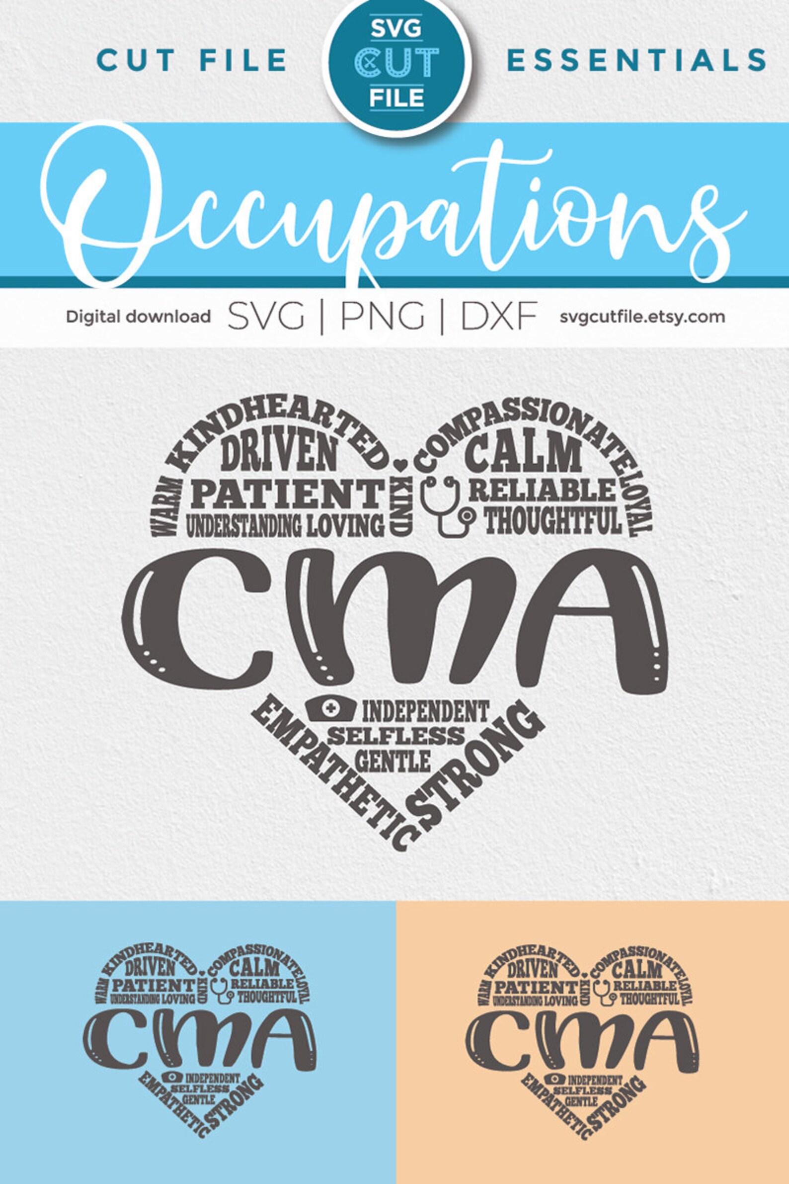 Certified Medical Assistant Svg, CMA Svg, CMA Life, Medical Assistant ...