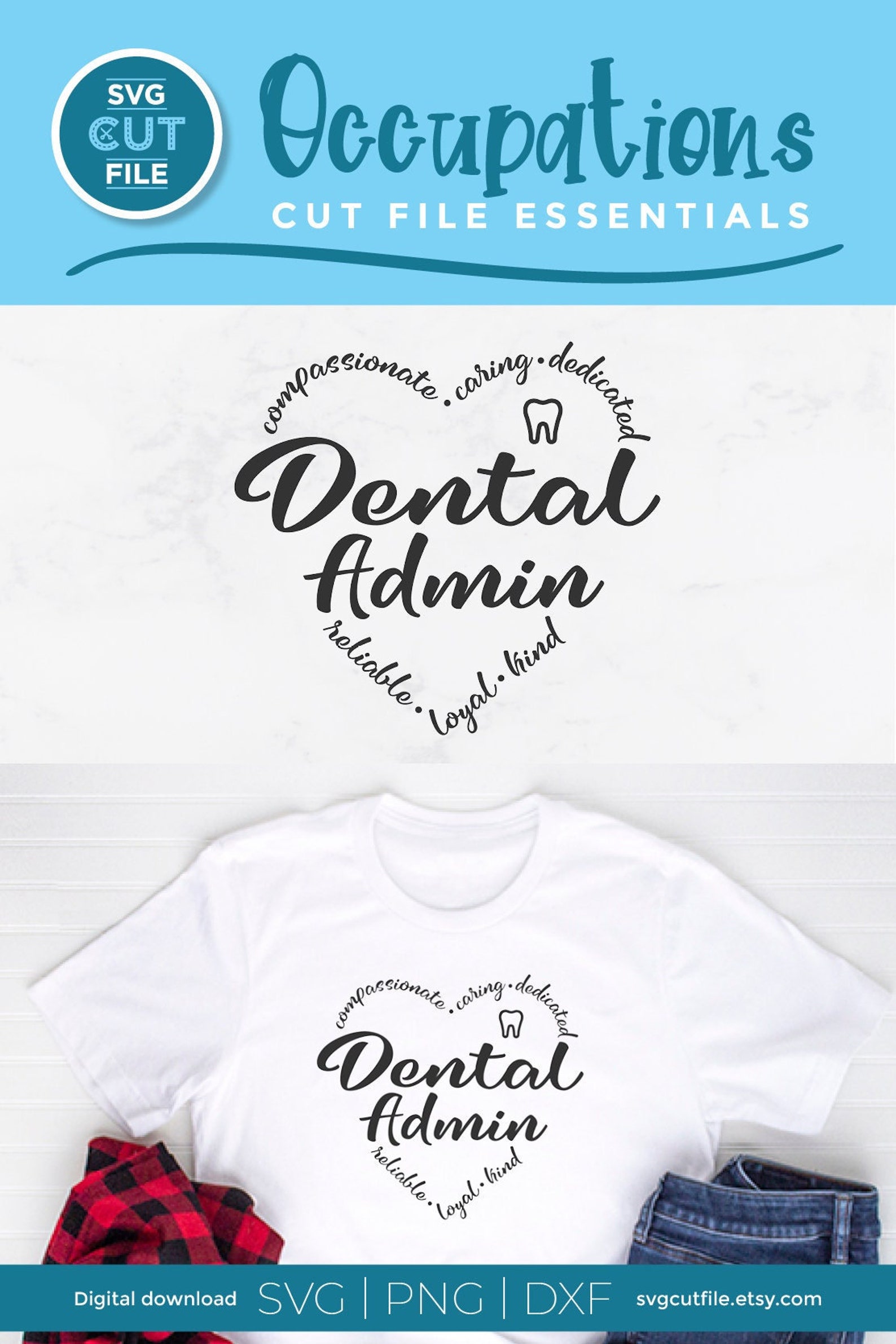 Dental Admin Svg Dentist Administrative Assistant Svg Dental - Etsy