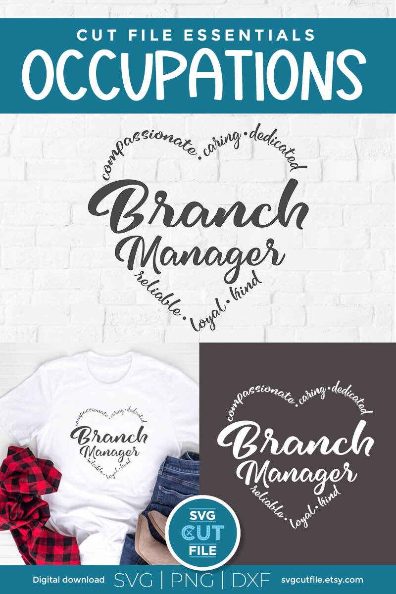Branch Manager Svg Office Manager Svg Office Lead Svg Team - Etsy