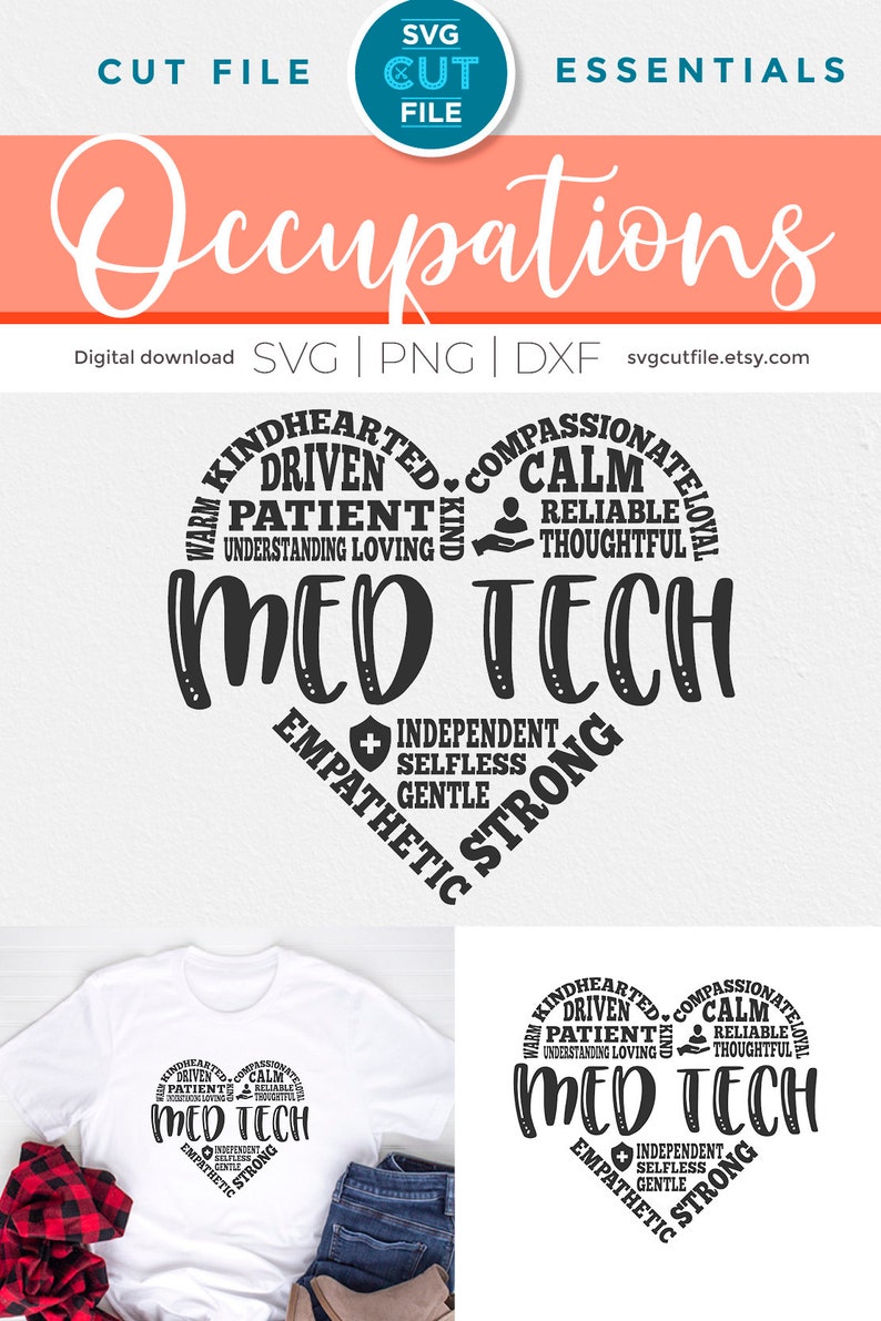 Med Tech Svg Medical Technician Svg Medical Technologist - Etsy