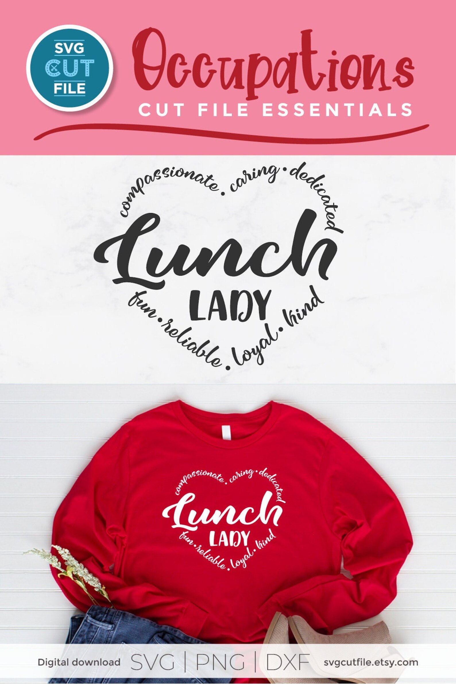 Lunch Lady Svg Lunchlady Svg Cafeteria Worker Lunch Team Etsy