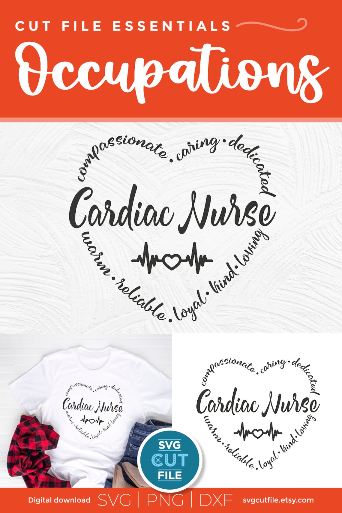 Cardiac Nurse Svg Cardiologist Svg Heart Nurse Svg Nurse - Etsy