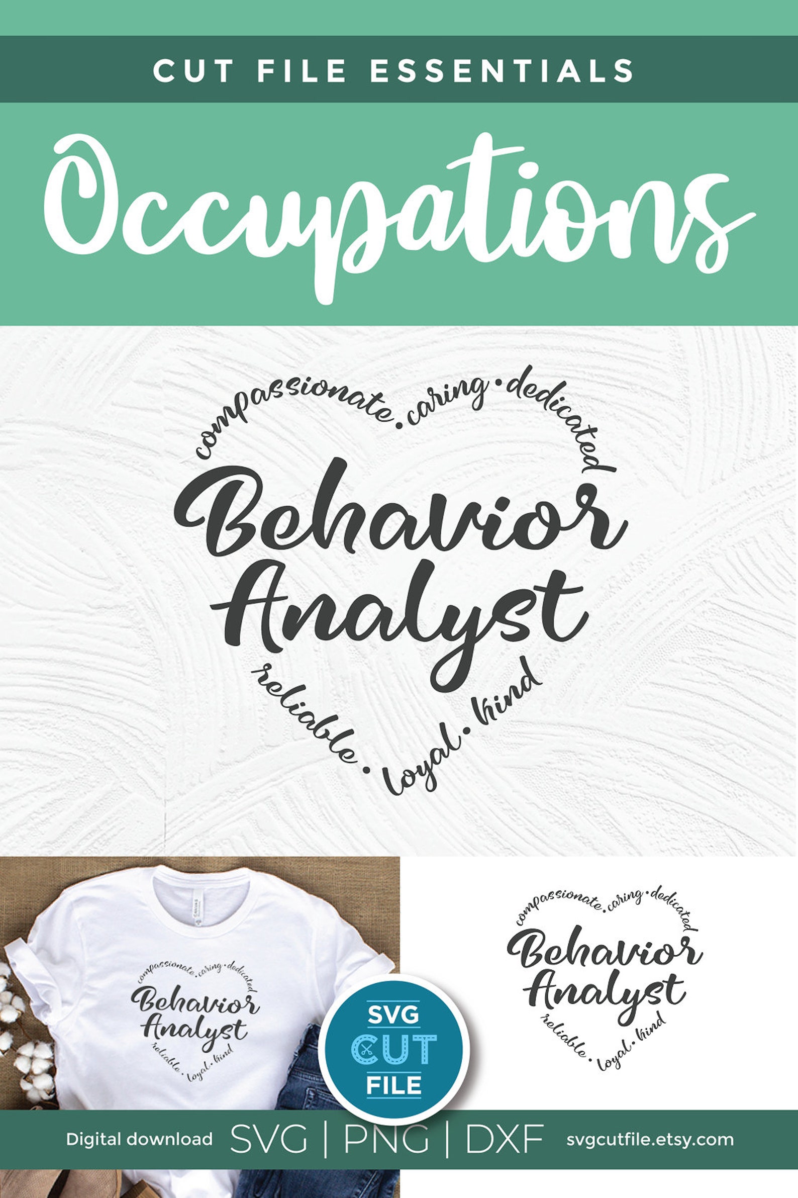 Behavior Analyst Svg Bcba Svg Lba Svg School Behavior - Etsy