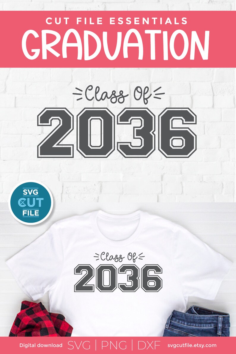 Class of 2036 svg Senior 2036 svg graduating class prek | Etsy
