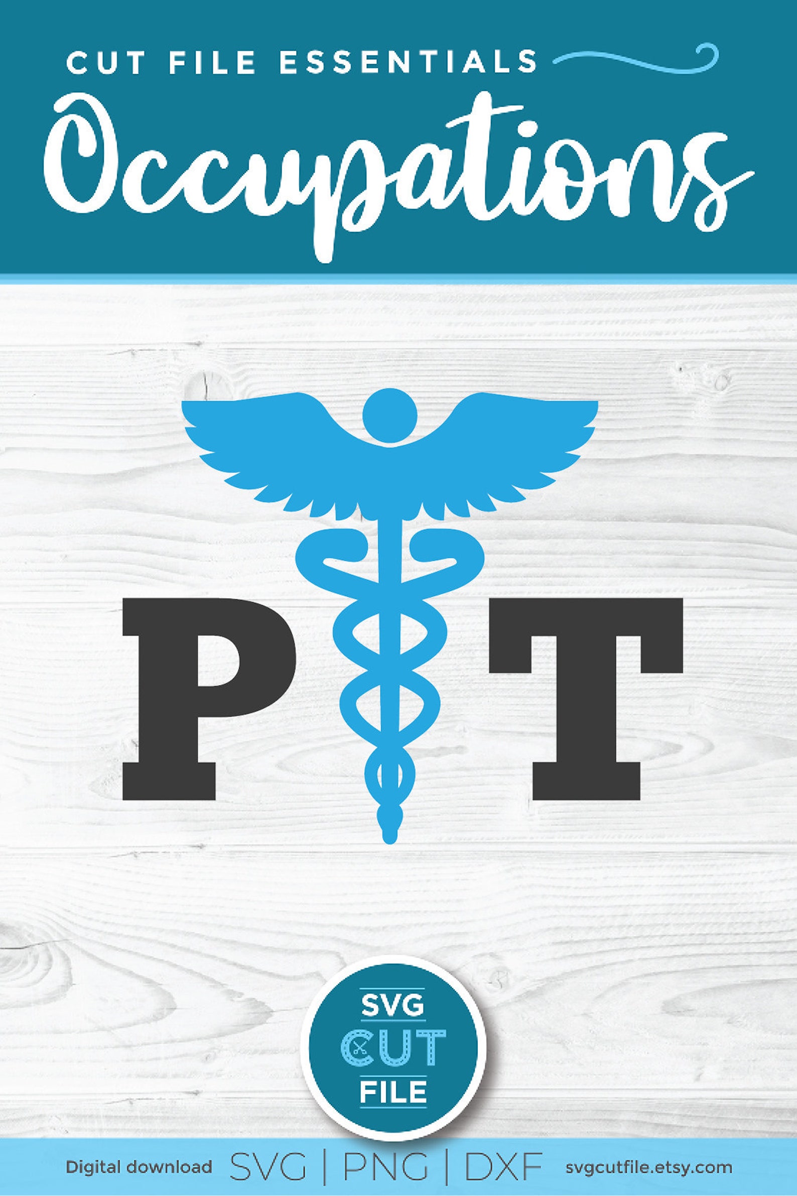 Physical Therapist Svg, Physical Therapy Svg, PT Caduceus, PT Svg, Love ...