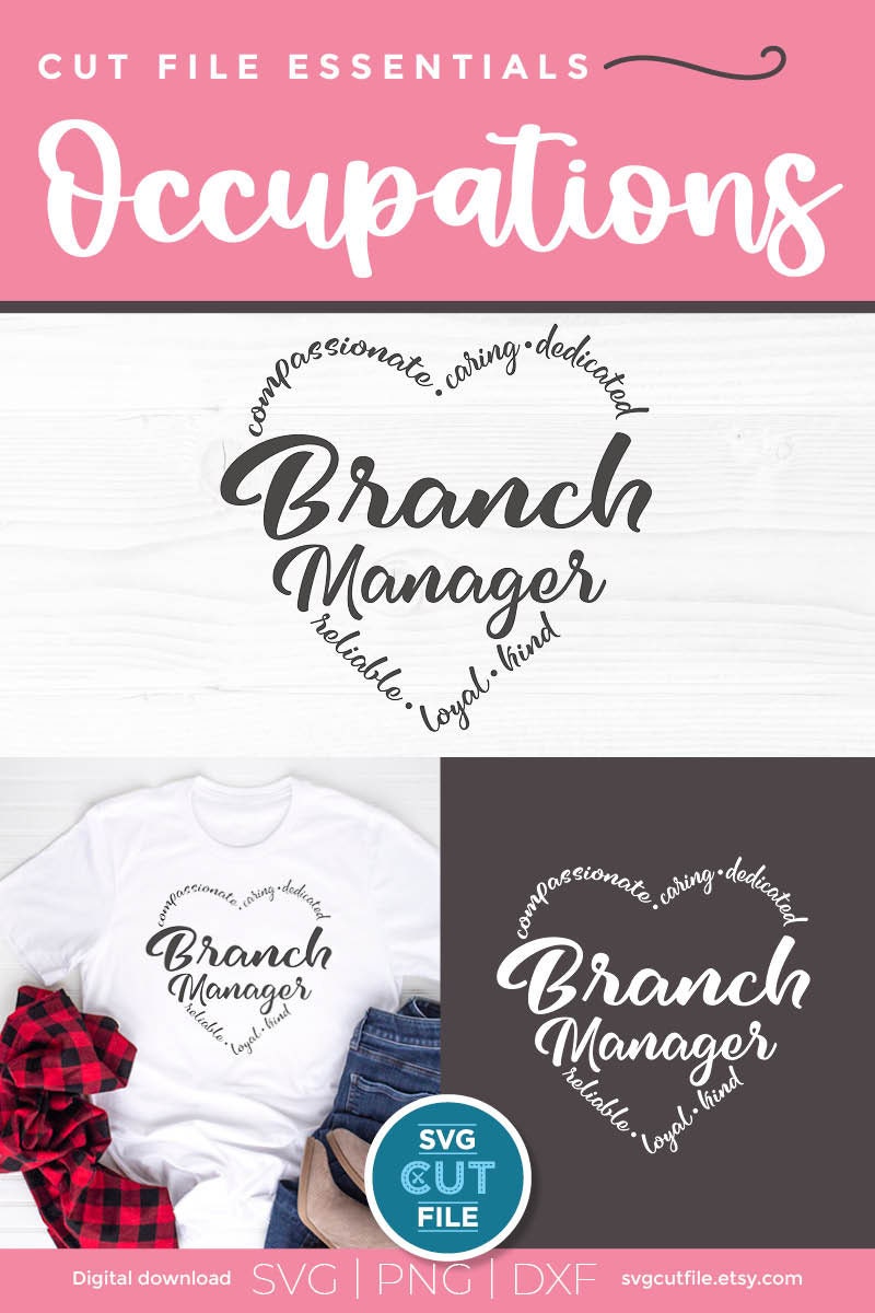 Branch Manager Svg Office Manager Svg Office Lead Svg Team - Etsy