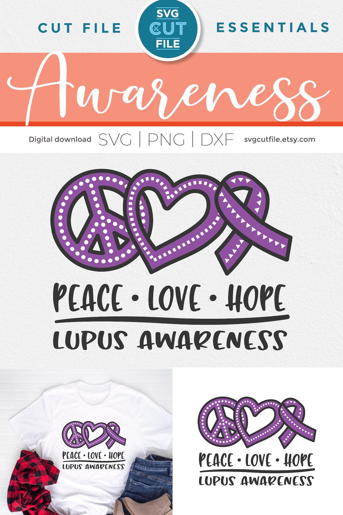Lupus Svg, Lupus Awareness Svg, Svg Dxf Png, Lupus Awareness Month Svg ...