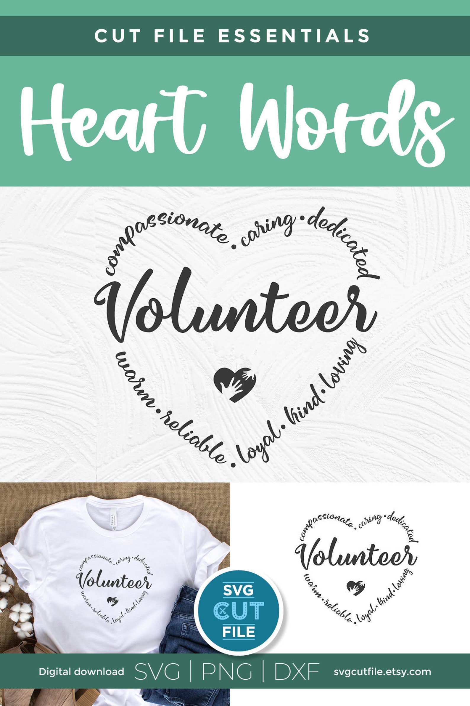 Volunteer Svg Volunteer Work Svg Healthcare Volunteer | Etsy