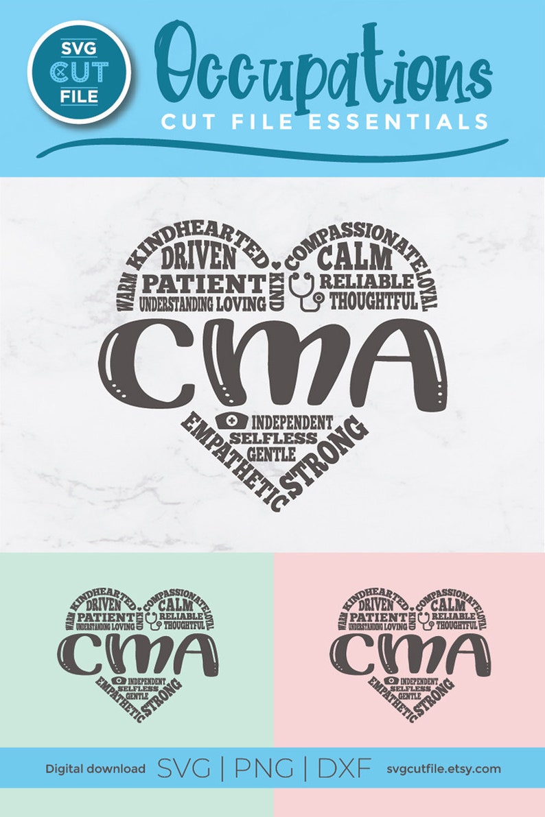 Certified Medical Assistant Svg CMA Svg CMA Life Medical - Etsy