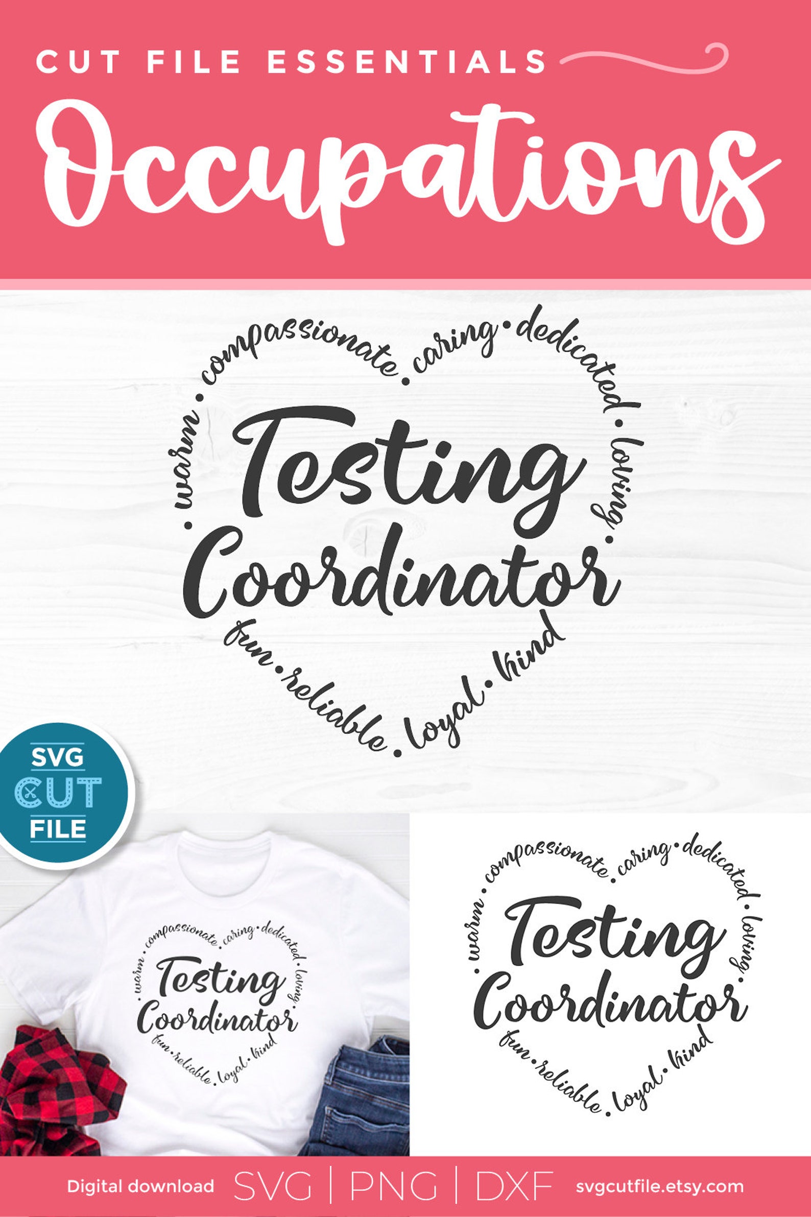 Testing coordinator svg testing day svg test day svg | Etsy