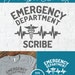 ER Scribe Svg, Emergency Department Scribe, Emergency Room Scribe Svg ...