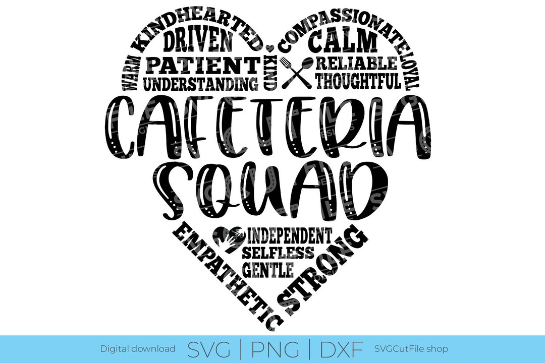 Cafeteria Squad Svg, Lunch Lady Svg, Cafeteria Worker, Lunchlady Svg ...