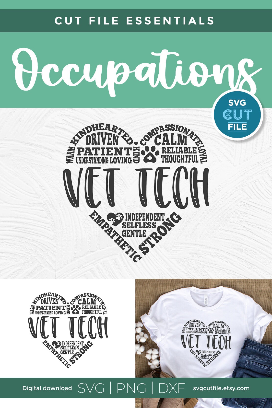 Vet Tech Svg Veterinary Technician Svg Veterinary Tech Svg - Etsy