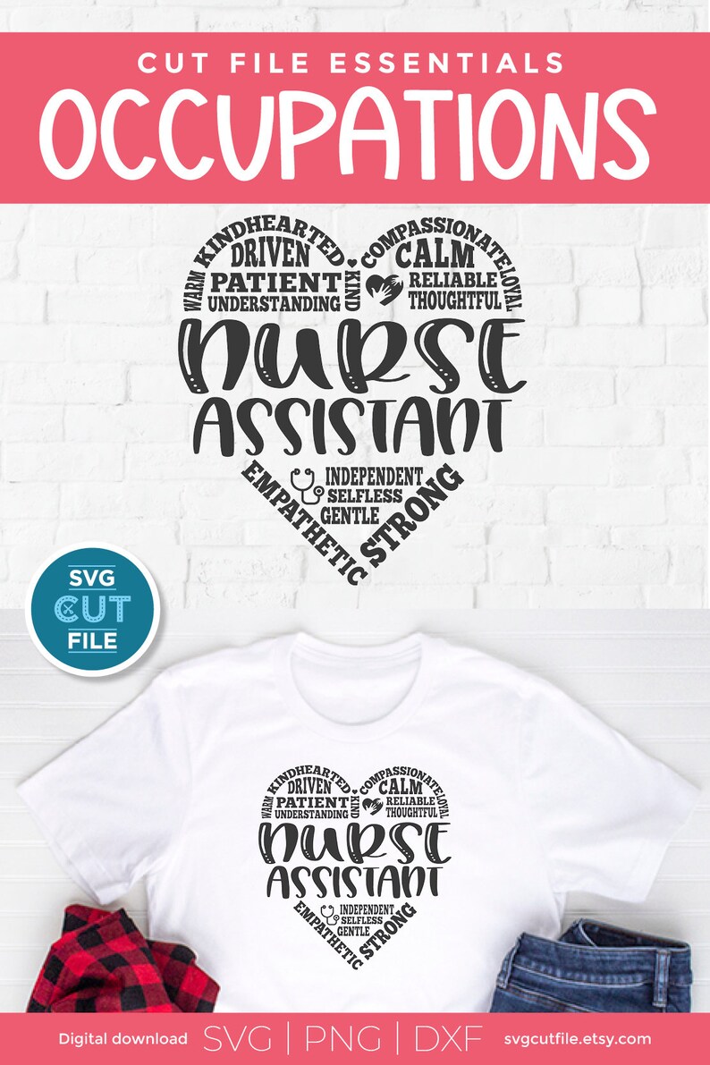 Nurse Assistant Svg Nurse Appreciation Svg NA Svg Subway - Etsy