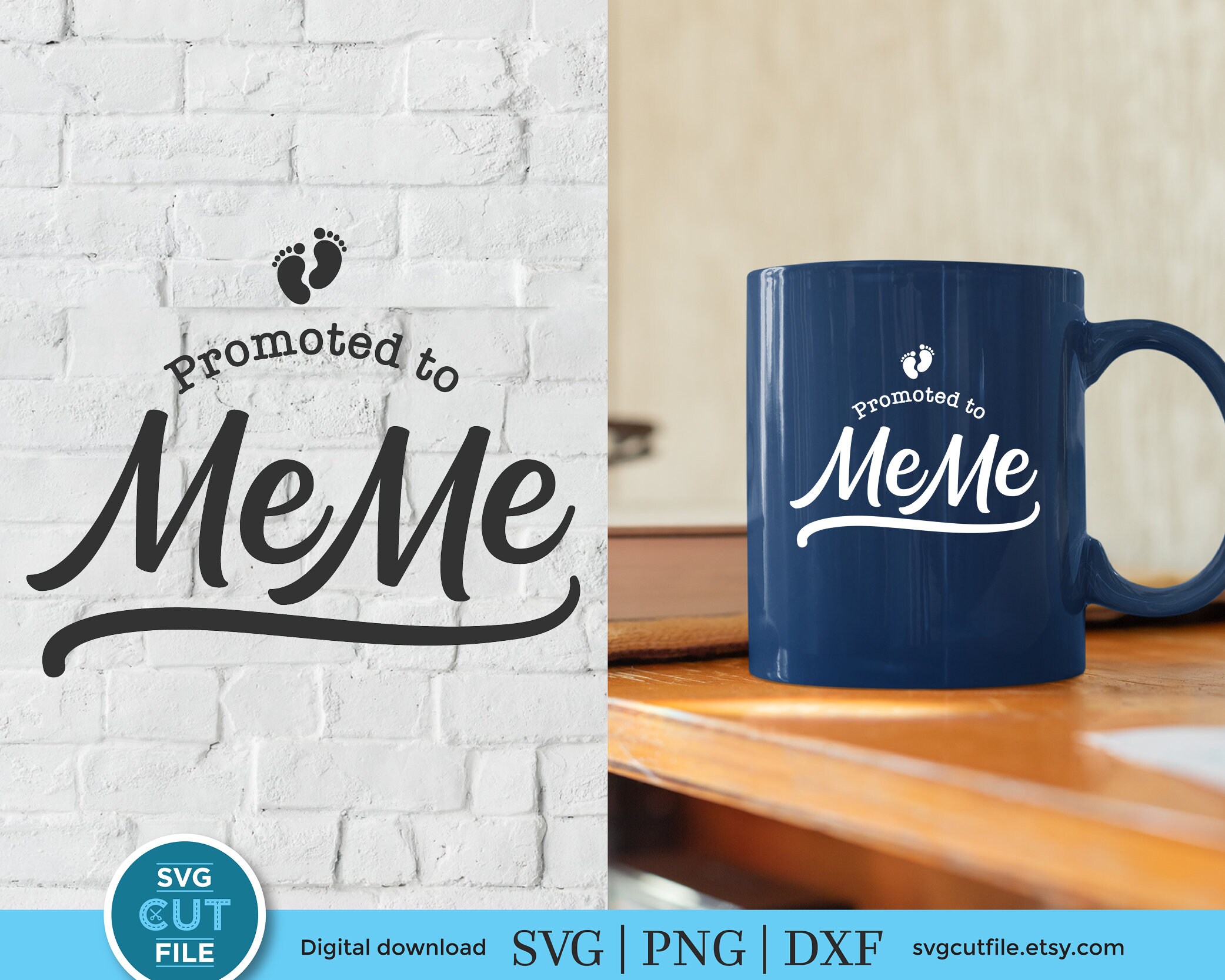 Meme Svg Grandma Meme Svg Me Me Svg Promoted to Meme Svg - Etsy Australia
