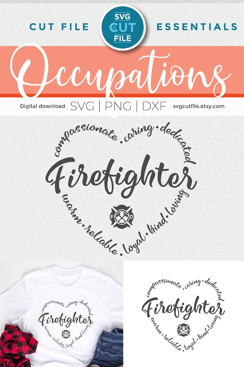 Firefighter Svg Fire Fighter Svg Emergency Services Fire - Etsy