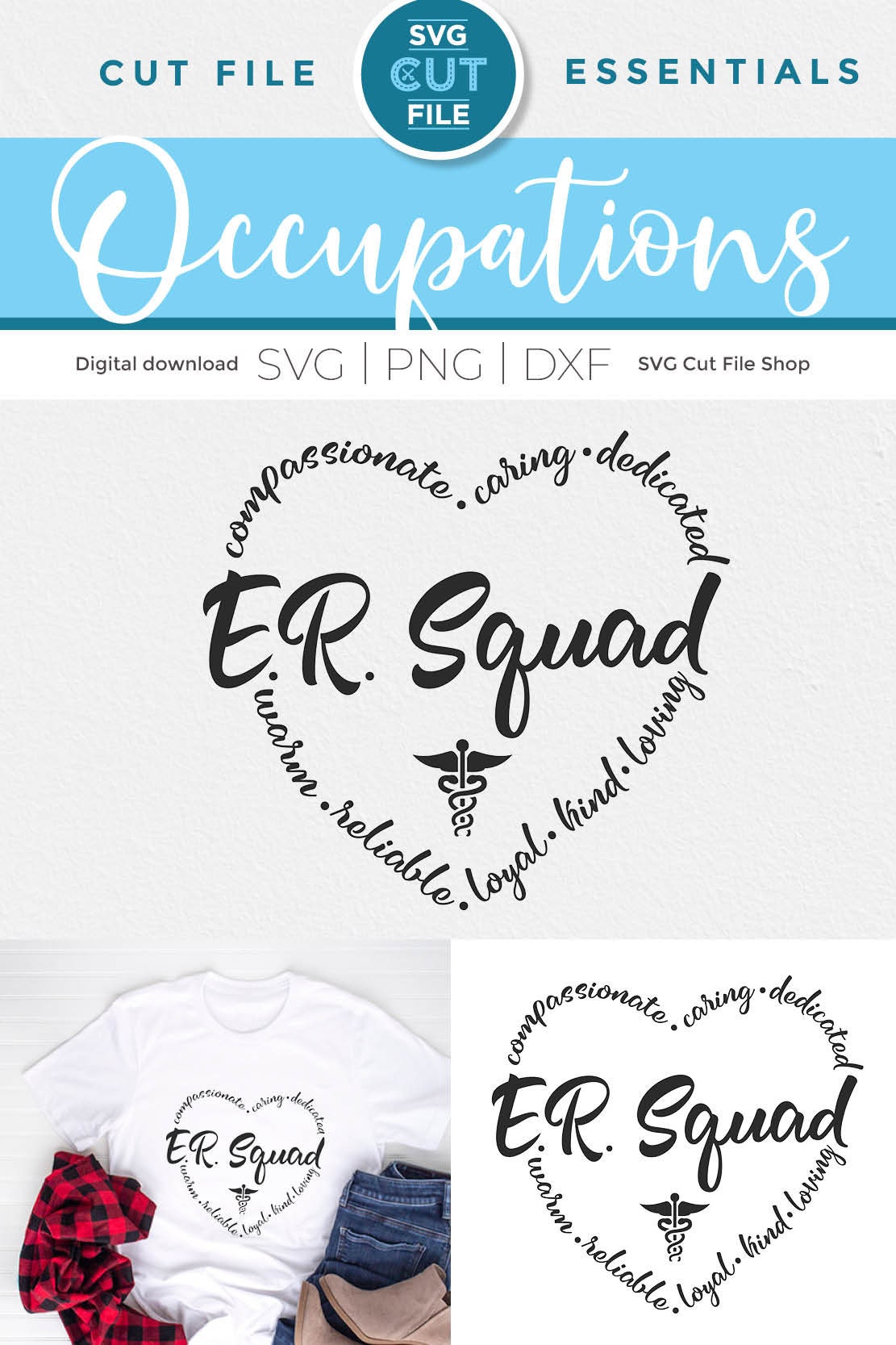 ER Squad Svg, Emergency Department Staff, Emergency Room, Staff Team ...