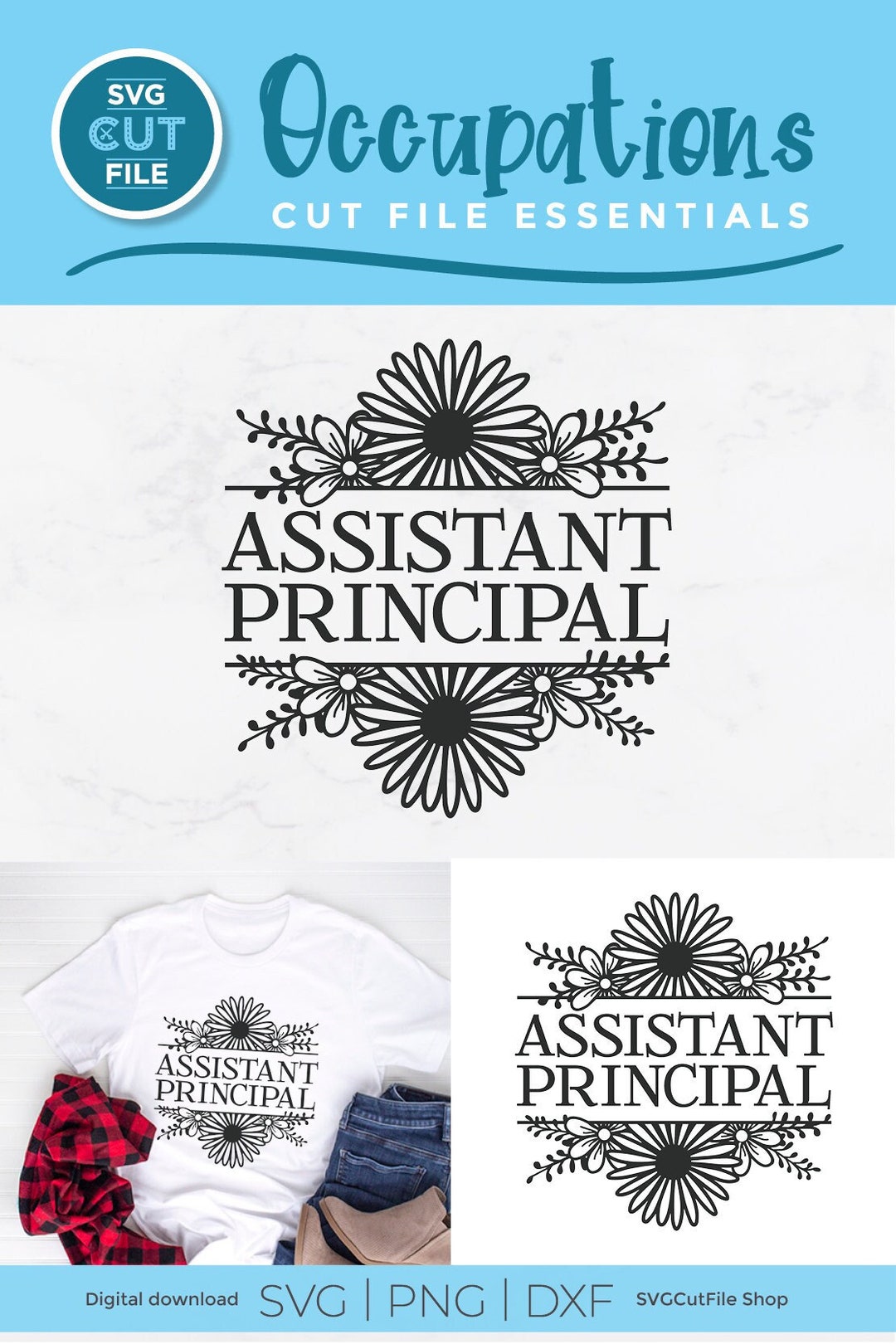 Assistant Principal Svg, Vice Principal Svg, Flowers, Middle School ...