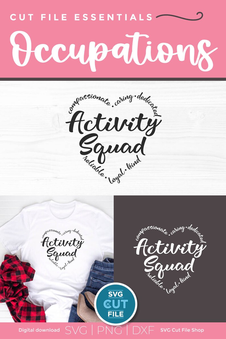 Activity Squad Svg Activity Director Svg Professionals Svg - Etsy