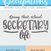 School Secretary Svg Secretary Svg Office Assistant Staff - Etsy