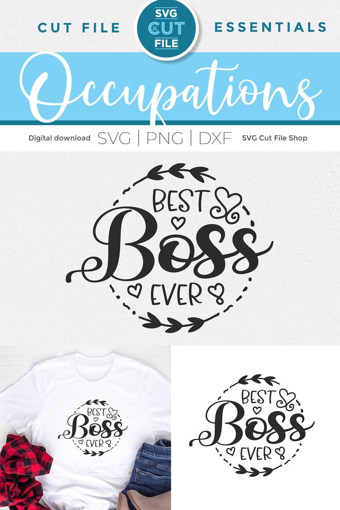 Best Boss Ever Svg Boss Svg Boss Appreciation Boss Gift - Etsy Canada