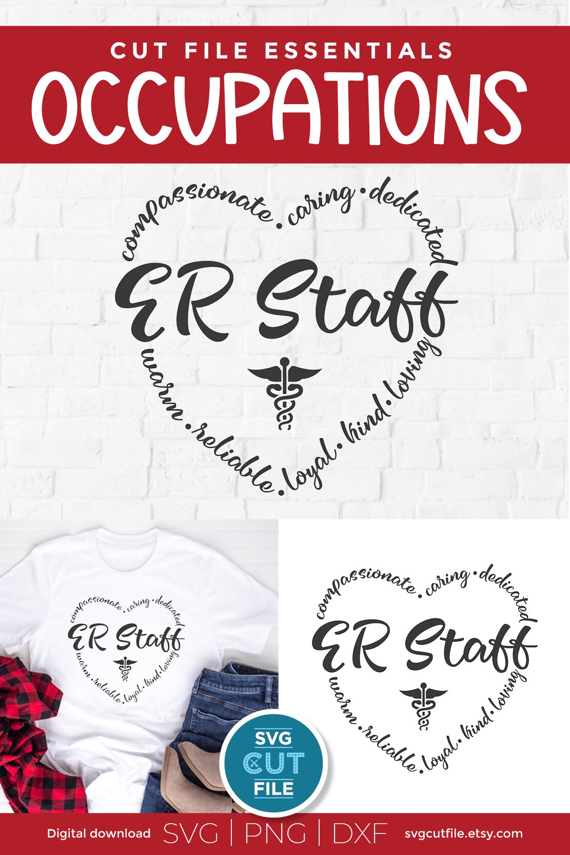ER Staff Svg Emergency Department Staff Emergency Room Staff - Etsy