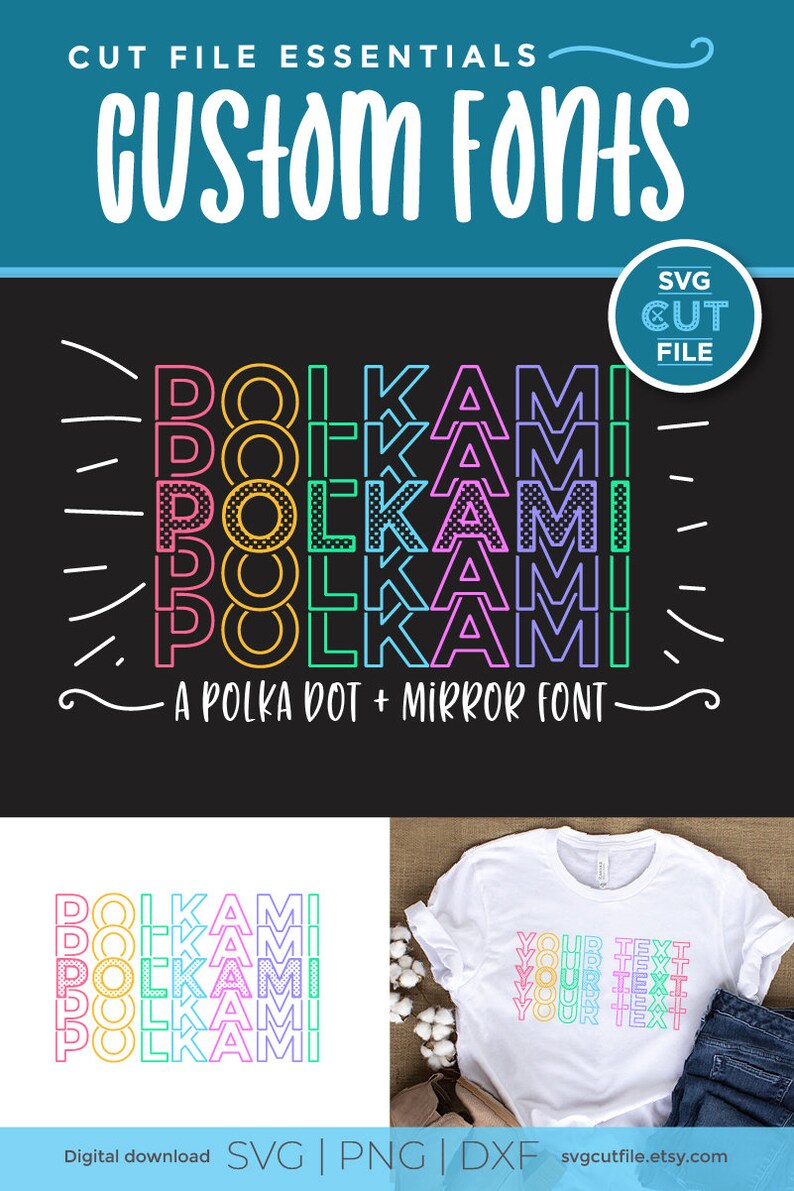 Stacked Font Mirror Font Stacked Letters Cricut Otf Etsy Australia
