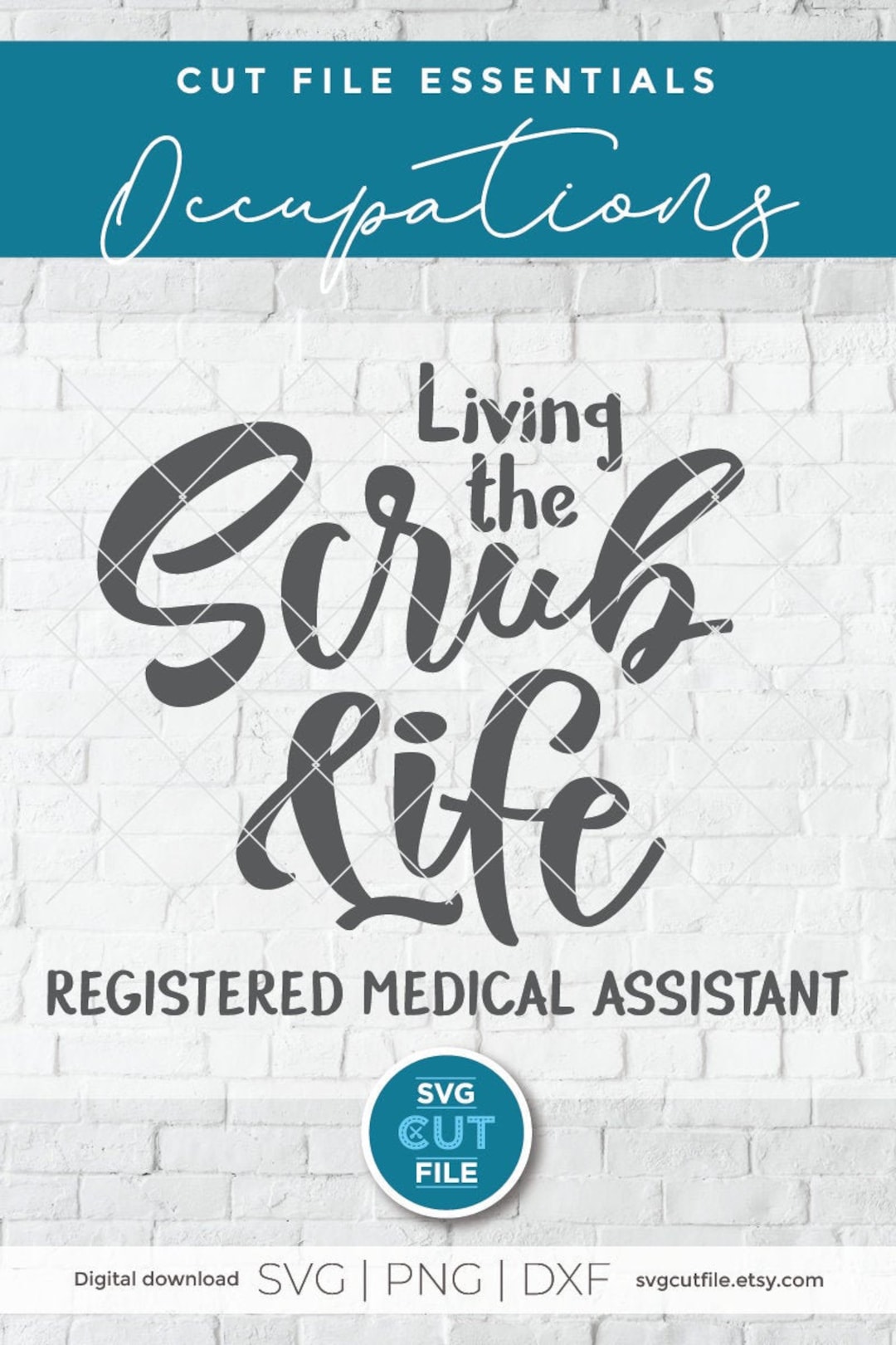Registered Medical Assistant Svg, RMA Svg, Scrub Life Svg, Caduceus Svg ...