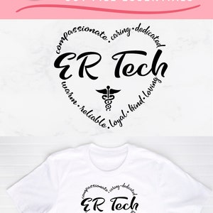 ER Tech Svg, Emergency Room Tech Svg, Emergency Department Tech, ER ...
