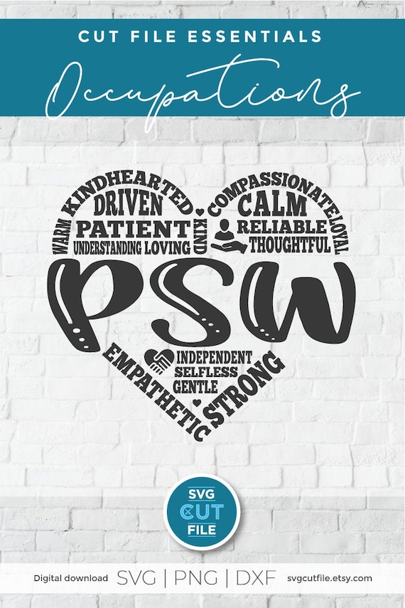 Personal Support Worker Svg Psw Svg Caregiver Svg Home - Etsy Canada