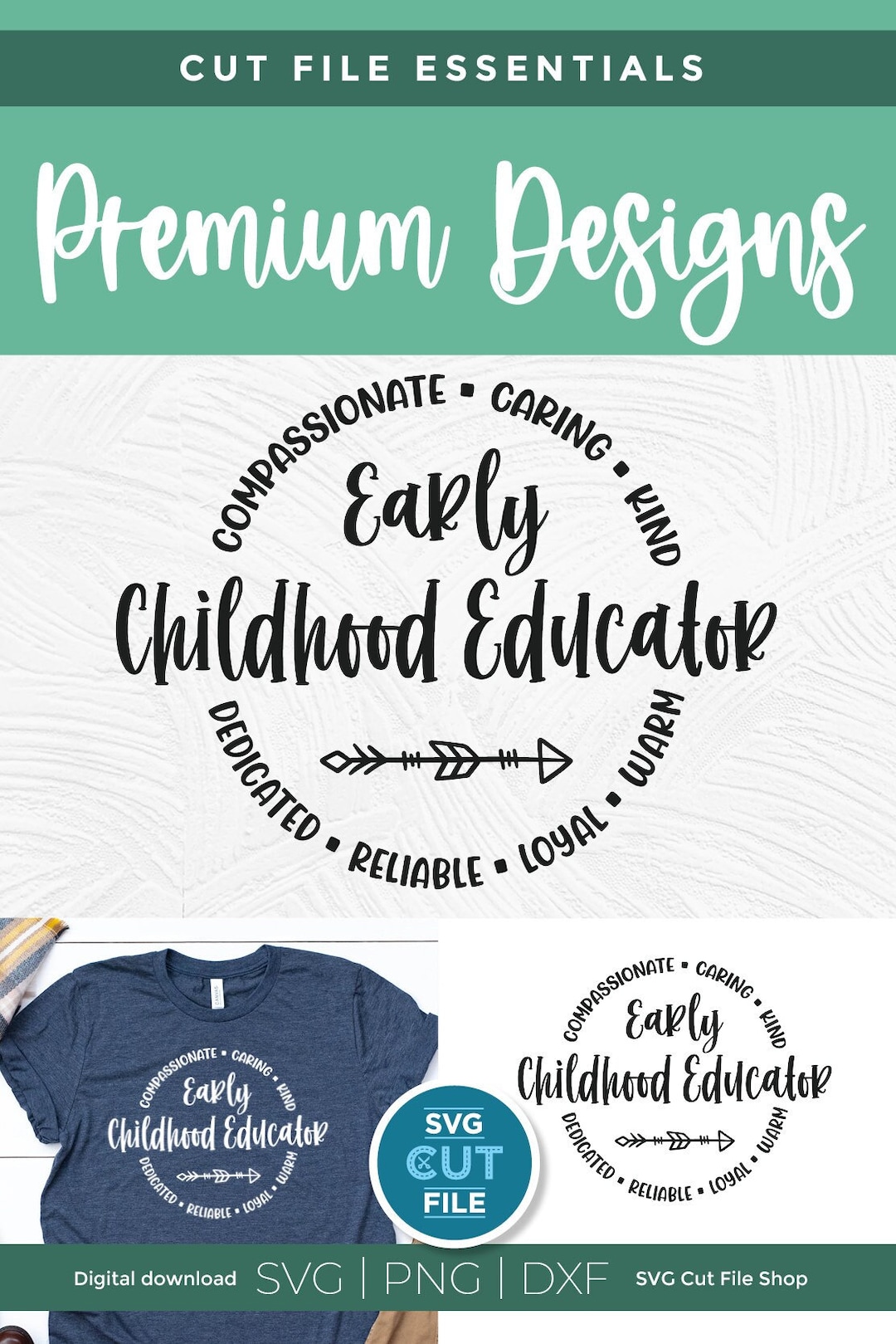 Early Childhood Educator Svg, Early Childhood Teacher, Prek Teacher ...