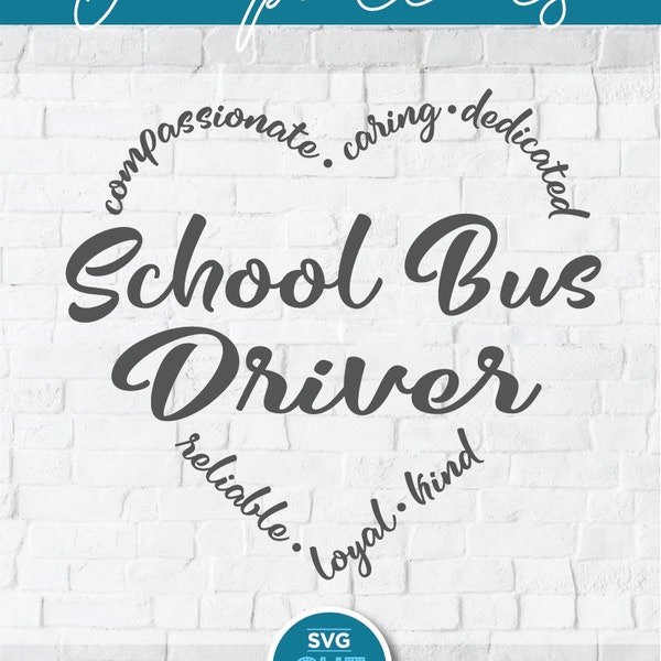 Bus Driver Svg - Etsy