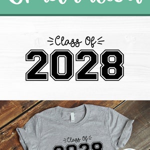 Class of 2028 Svg, Cute 2028 Grad Svg, 2028 Graduation Svg, 2028 Senior ...
