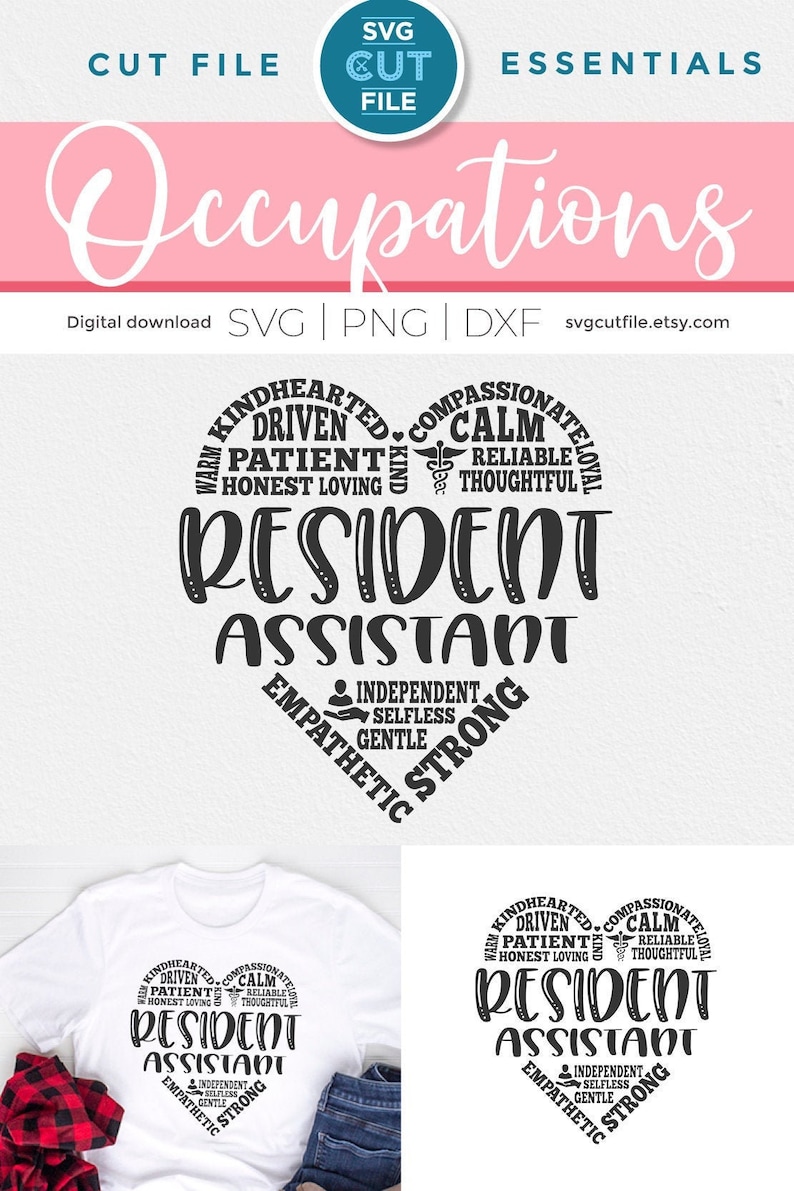 Resident Assistant Svg Ra Svg Care Partner Svg Essential Ra - Etsy