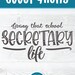 School Secretary Svg Secretary Svg Office Assistant Staff - Etsy