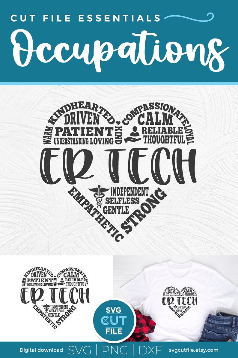ER Tech Svg Emergency Room Tech Svg Emergency Department - Etsy