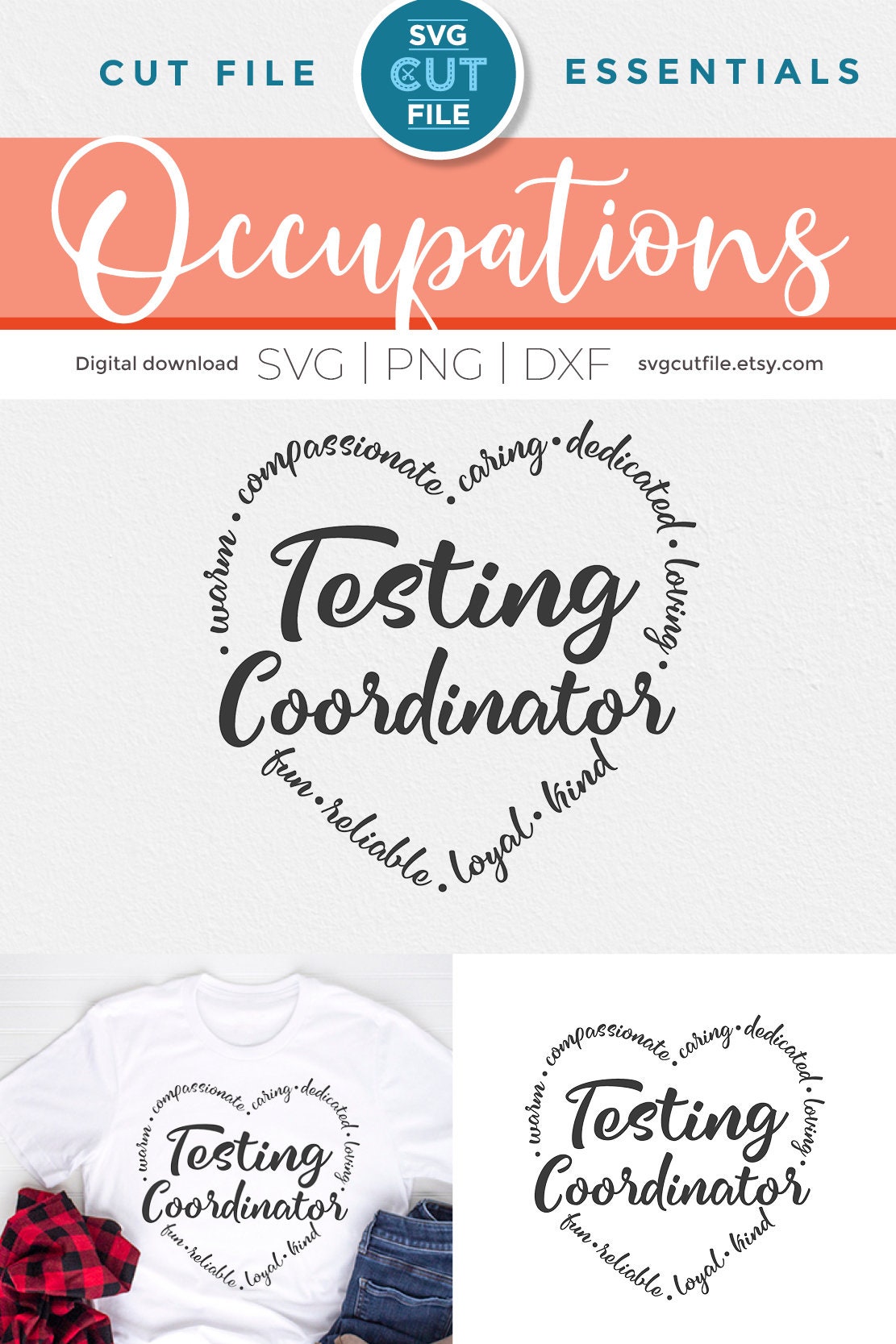 Testing coordinator svg testing day svg test day svg | Etsy
