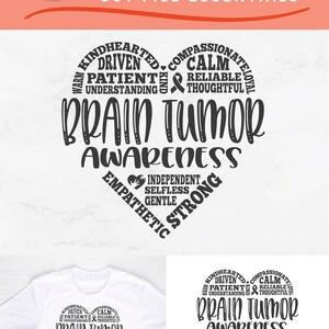 Brain Tumor Svg, Brain Tumor Awareness Svg, Svg Dxf Png, Awareness Svg ...