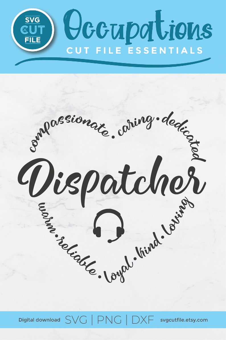 Dispatcher Svg Police Dispatcher Svg Driver Dispatcher Cut - Etsy