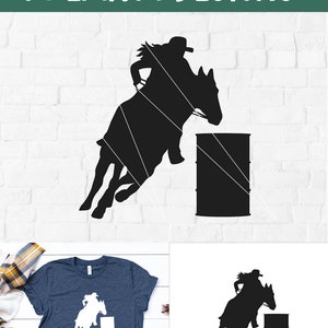 Barrel Racing Svg Barrel Racer SVG Cowgirl Rodeo Clipart - Etsy