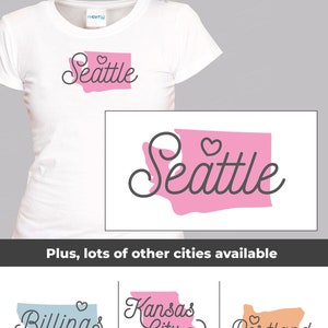 Seattle Svg, Washington Svg, Seattle Vector, Seattle Cut File ...