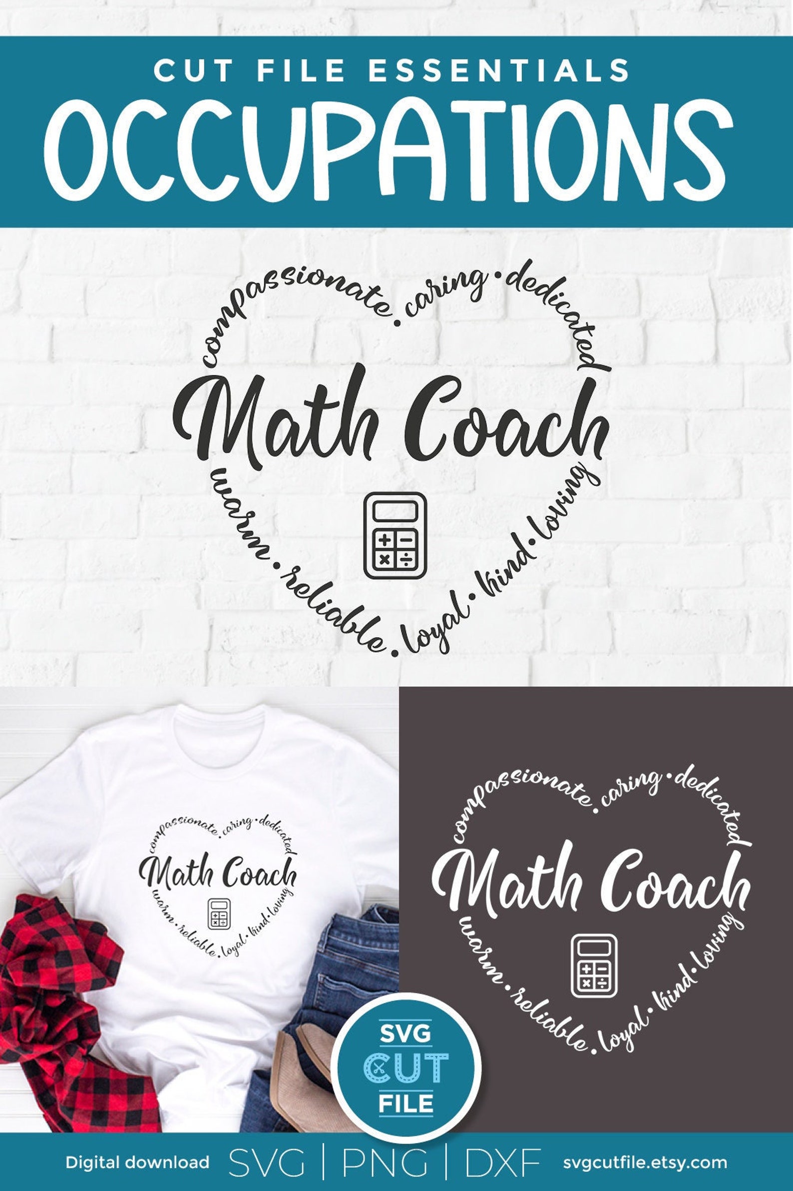 Math Coach Svg Teacher Appreciation Svg Math Tutor Svg Math - Etsy