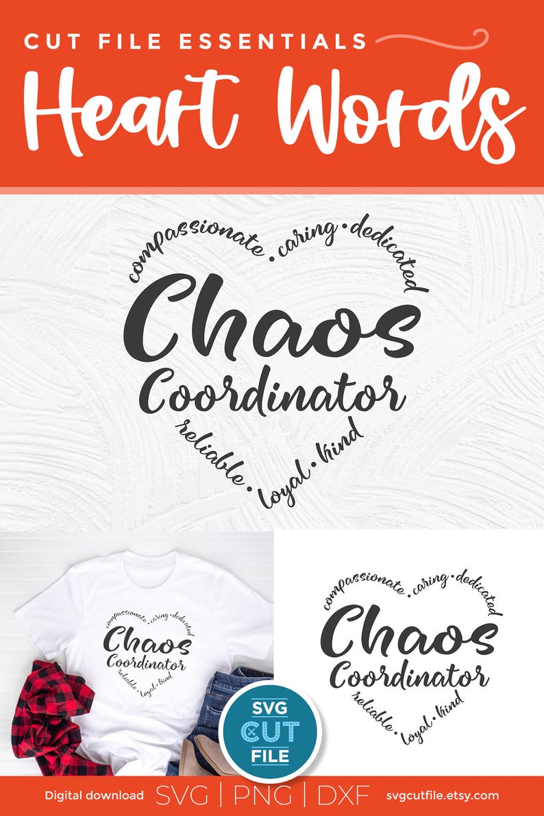 Chaos Coordinator Svg Teacher Appreciation Svg Chaos - Etsy