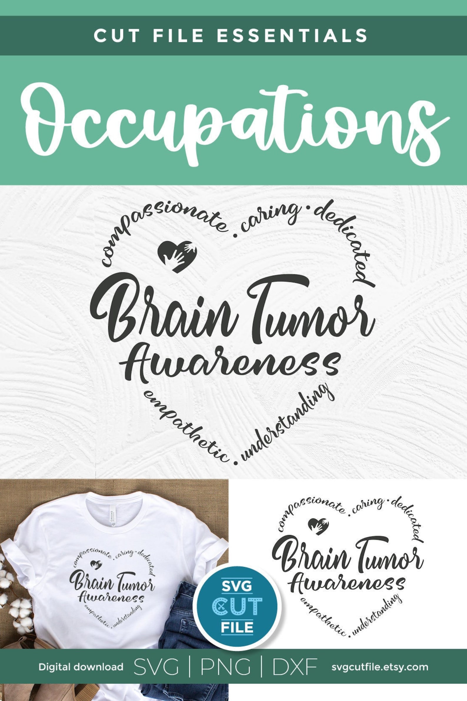 Brain Tumor Svg Brain Tumor Awareness Svg Svg Dxf Png | Etsy