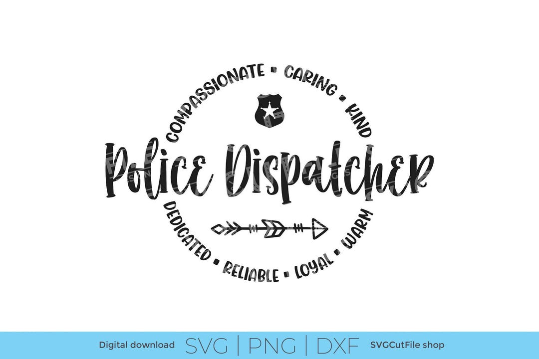 Police Dispatcher Svg, Dispatcher Cut File, Ems Dispatcher Svg, Thin ...