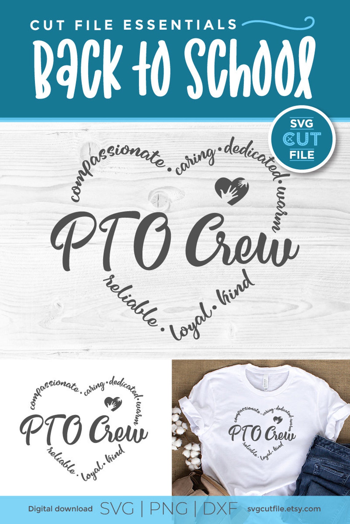 PTO svg PTO crew PTA tribe Parent Teacher organization | Etsy