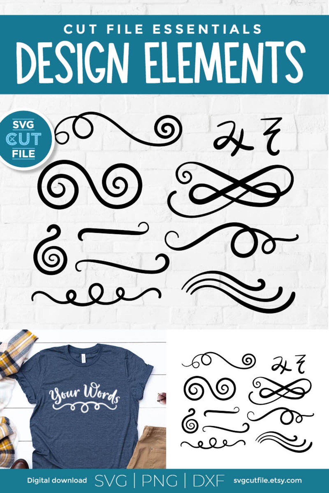 Schnörkel svg, Linien, Schleifen svg, scroll svg, squiggly line svg ...